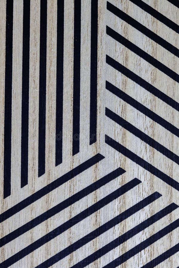 Black and White Striped Pattern with a Wood Grain Pattern Stock Image ...