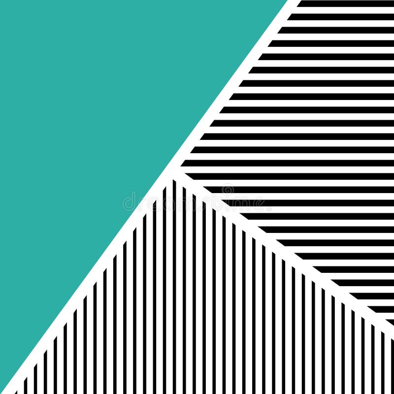 Simple Horizontal Stripes Design in Blue Stock Illustration ...