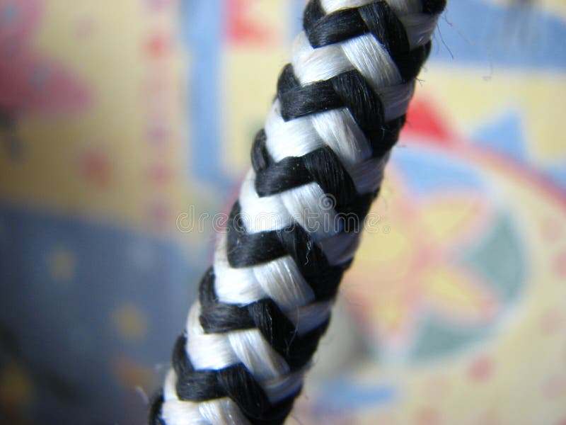 Black and White Strong Rope Stock Photo - Image of macro, black: 148131266