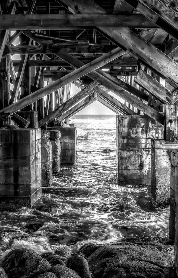 147 Black White Under Pier Background Stock Photos - Free & Royalty ...