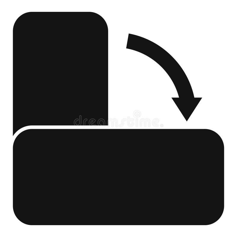 Black and White Swap or Return Icon Stock Vector - Illustration of ...