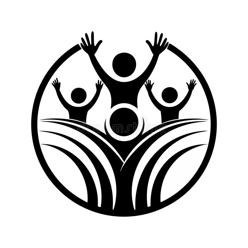 Community Support Symbol Logo Vector Graphic Stock Vector ...