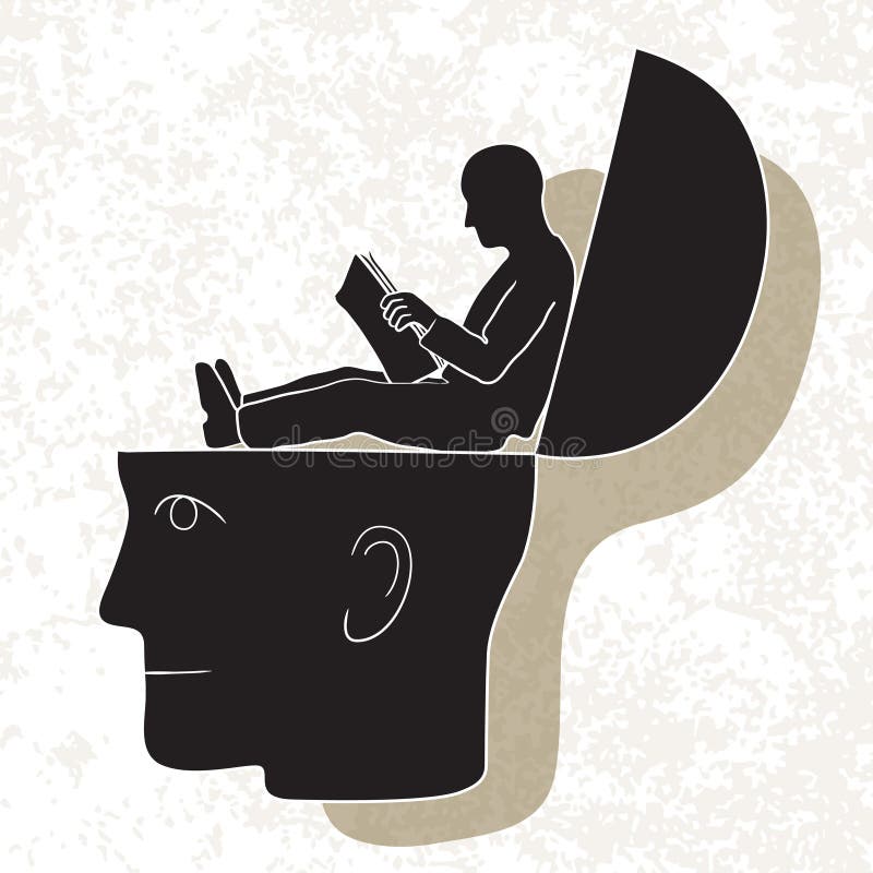 Symbolic Drawing of Head and Knowledge with Culture Stock Vector ...