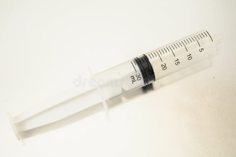 Black and White Syringe stock photo. Image of medical - 38399544