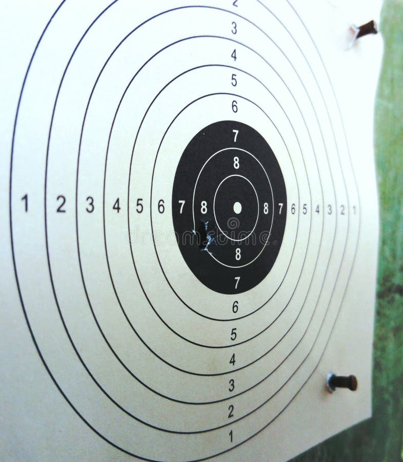 Target on the wall stock photo. Image of projectile - 184703100