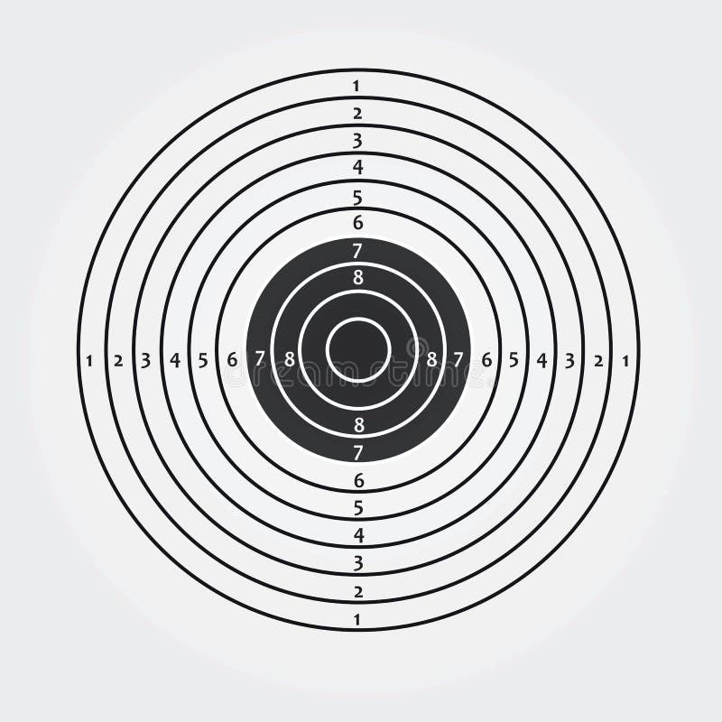 Blank Gun Target Paper Shooting Target Blank Target Background Target ...