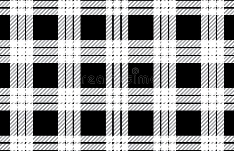 Black and White Tartan Plaid Pattern.Vector Illustration Stock ... Black and White Tartan Plaid Pattern.Vector Illustration Stock ...