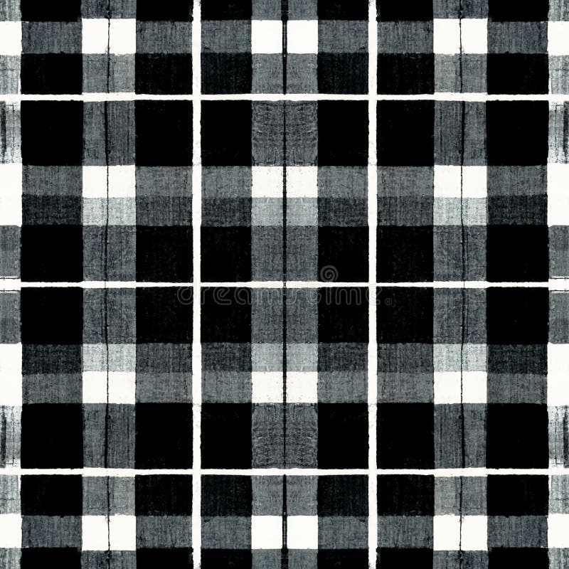 Black and White Tartan Plaid Seamless Pattern Stock Illustration ... Black and White Tartan Plaid Seamless Pattern Stock Illustration ...