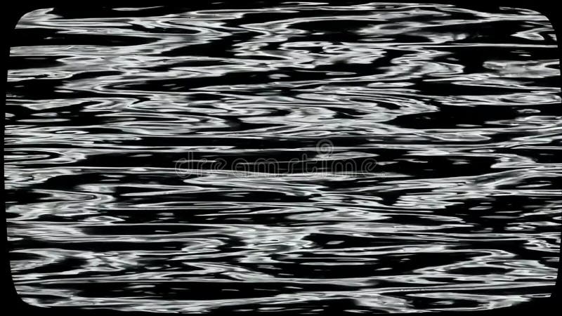 Black and White Television Static Waves, Abstract Texture. Retro ...