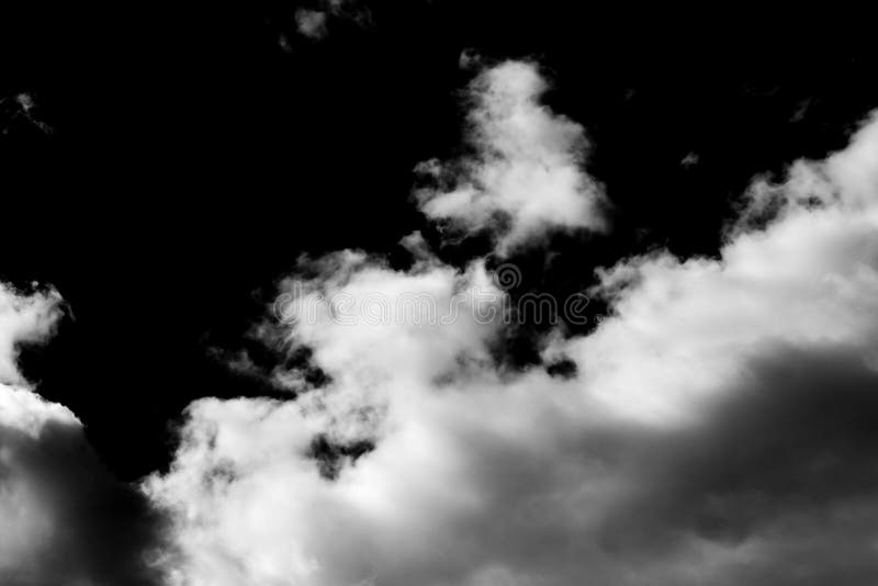 Black and White Thunderstorm Dramatic Clouds Background Texture Stock ...