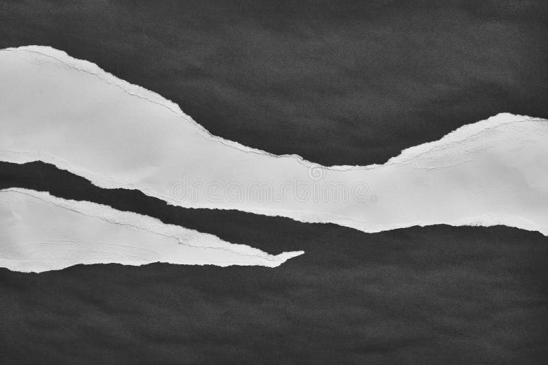 Black and White Torn Paper Collage Style, Ripped Paper Effect, Texture ...