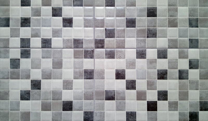 Black and White Traditional Ceramic Floor Tile Stock Photo - Image of ...