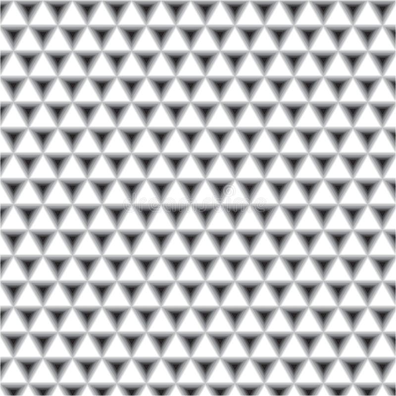 Black and White Repeating Triangle Fabric Vector Background Texture ...