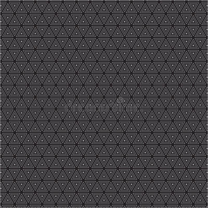 Black and White Symmetrical Triangle Clothing Fabric Vector Background ...