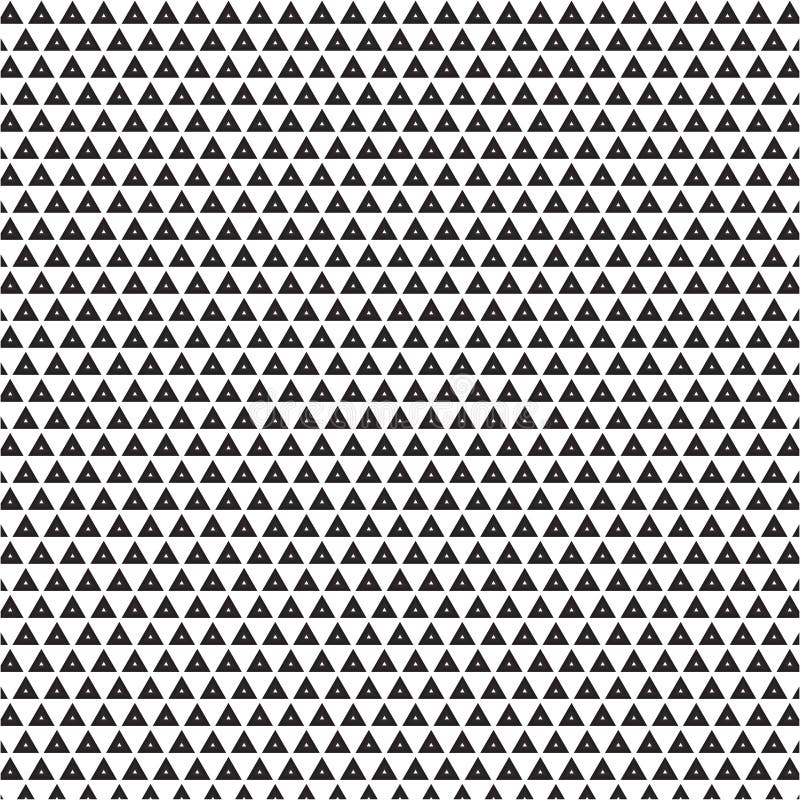Black and White Repeating Triangle Fabric Vector Background Texture ...