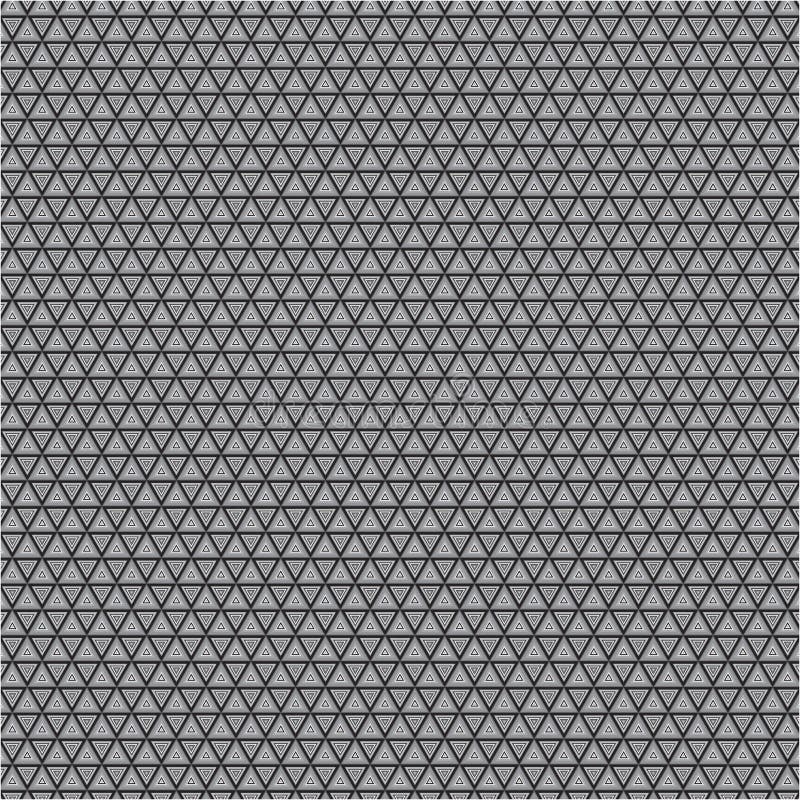 Abstract Retro Monochrome Triangle Fabric Vector Background Texture ...