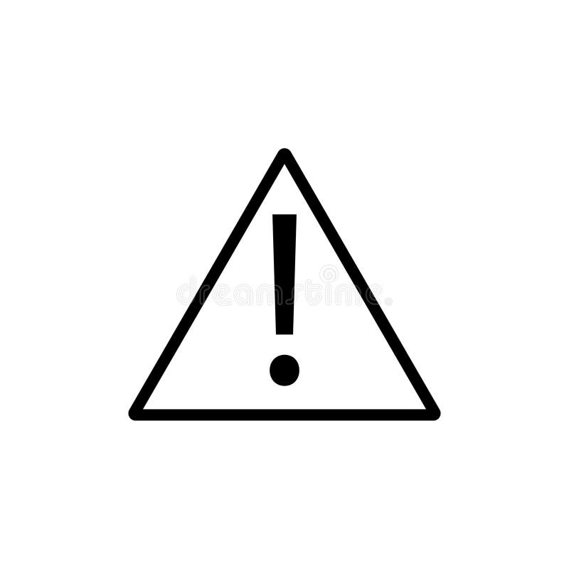 Triangle Exclamation Point Symbol Stock Illustrations – 6,682 Triangle ...