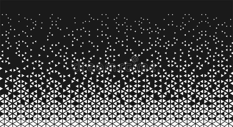 Black White Triangle Geometric Pattern Background Vector Illustration ...
