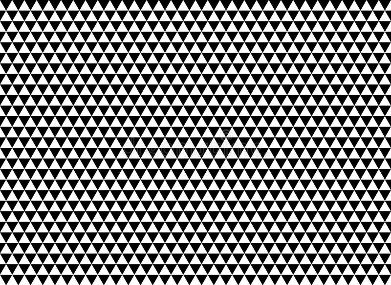 Black and White Triangle Pattern, Vector Illustration Stock Vector ...