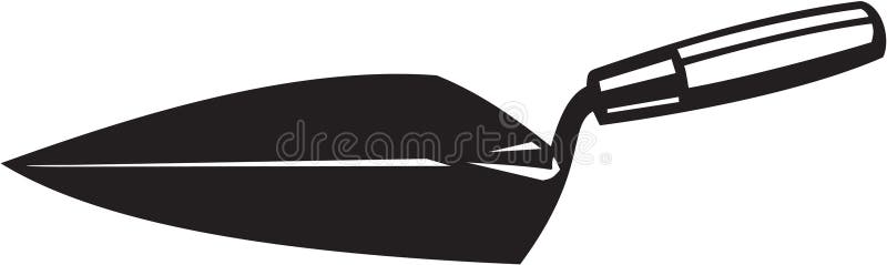Masonry Trowel Vector Illustration Stock Vector - Illustration of tool ...
