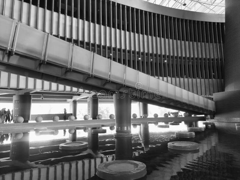 Black and White Tsunami Museum Editorial Photography - Image of museum ...