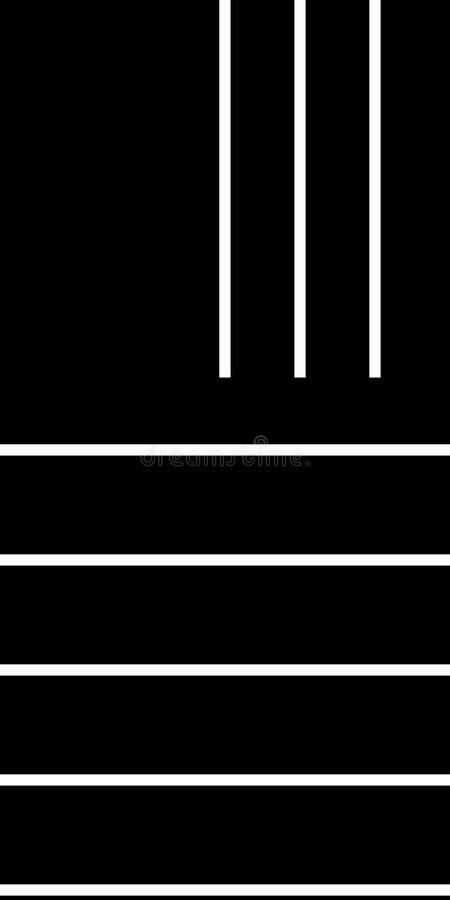 Black and White Type Lining Background in Abstract and Repeat Form ...