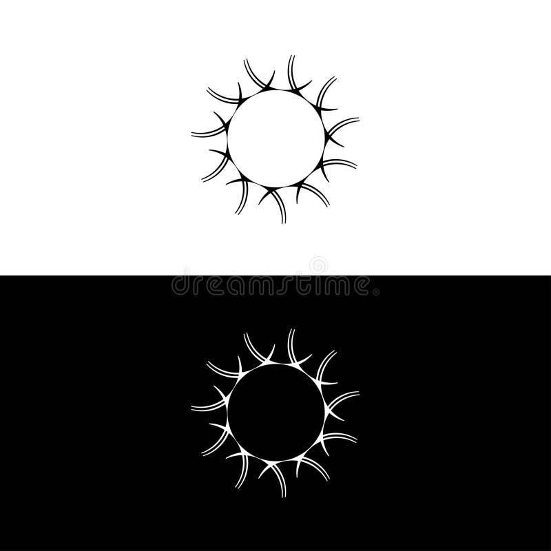 Unique circle design logo stock vector. Illustration of isolated ...