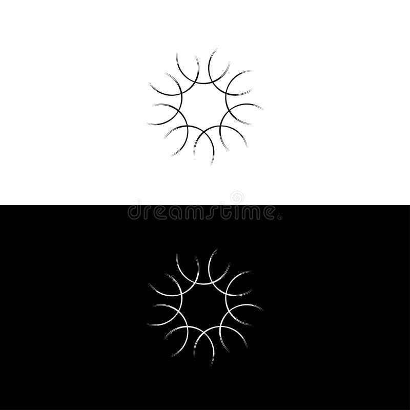 Unique circle design logo stock vector. Illustration of idea - 123848202