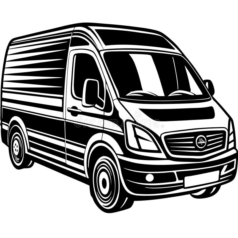 Cargo Van Drawing