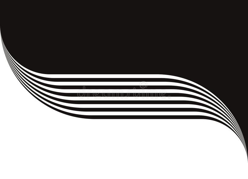 Two Curved Parallel Underline Lines, Calligraphy Equals Sign Stock ...