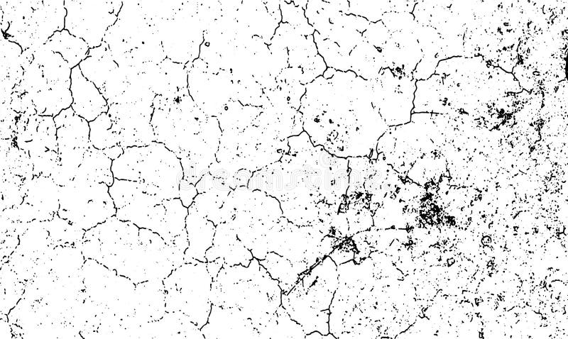 Cracked Texture Background, Abstract Grungy Texture Vector Distress for ...