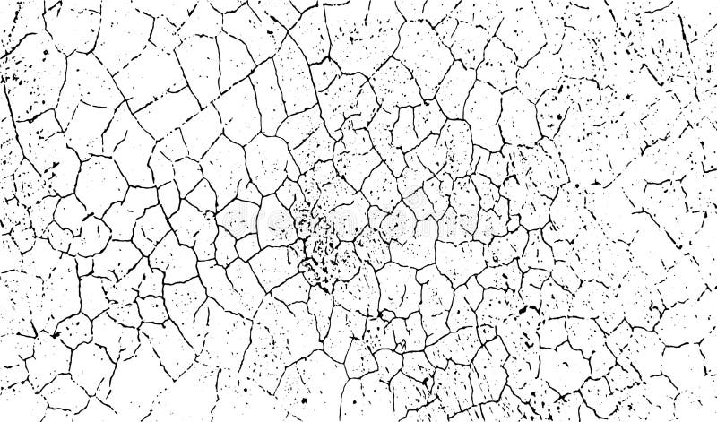 Cracked Texture Background, Abstract Grungy Texture Vector Distress for ...