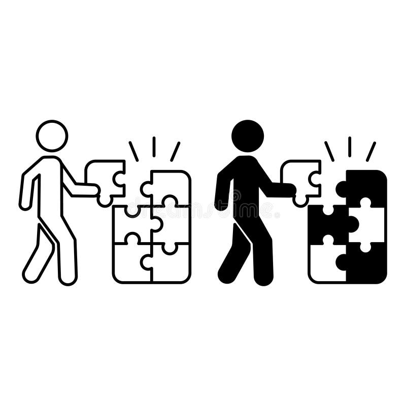 Logic Game Icons. stock vector. Illustration of smart - 316566742