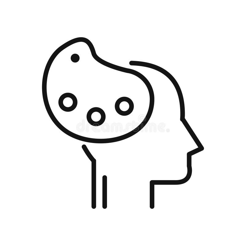 Creativity Mode Black and White Illustration Stock Vector ...