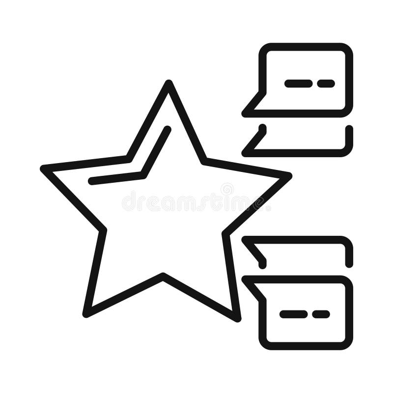Project Features Icon, Linear Isolated Illustration, Thin Line Vector ...