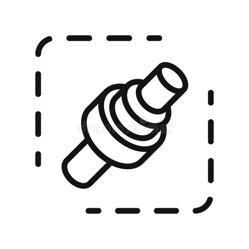 Rapid Prototype Icon Black and White Illustration Stock Vector ...