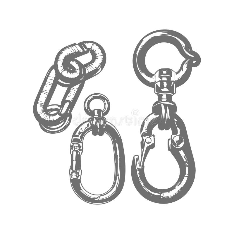 Larger Swivel Snap Hook Stock Illustrations – 1 Larger Swivel Snap Hook ...