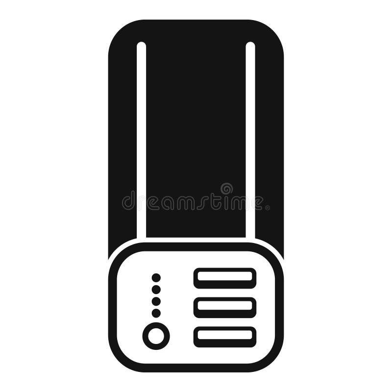 Wireless Network Router Icon Illustration Stock Vector - Illustration ...