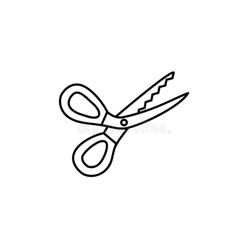 Pinking Shears Stock Illustrations – 62 Pinking Shears Stock ...