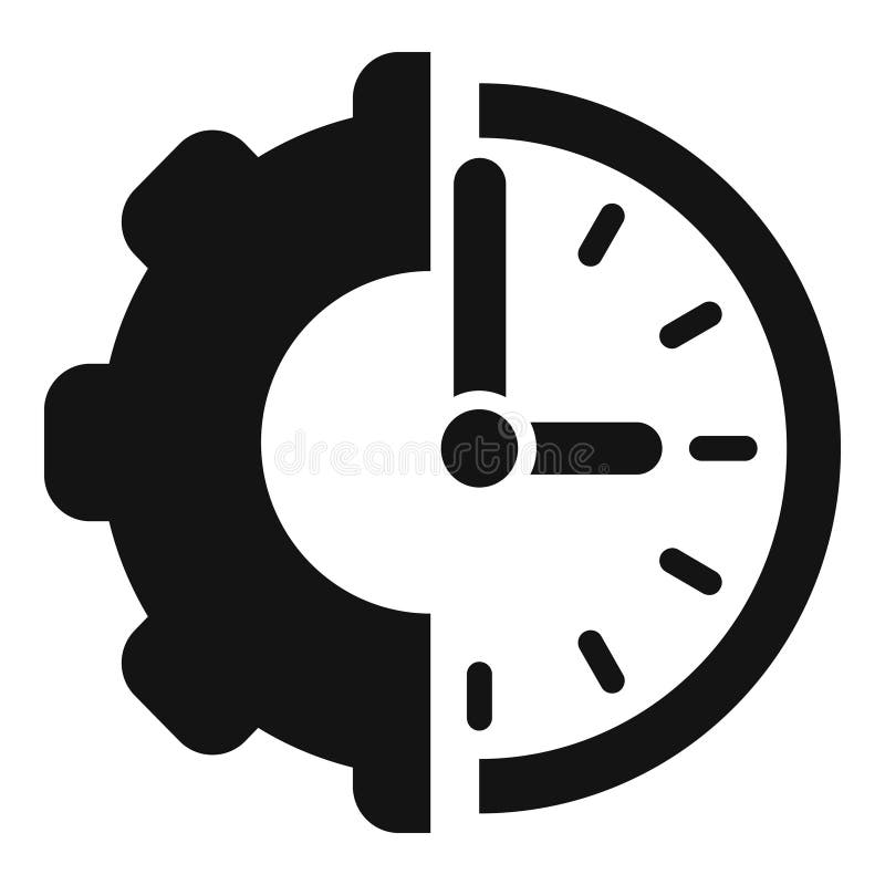 Black and White Vector Illustration Representing the Concept of Speed ...