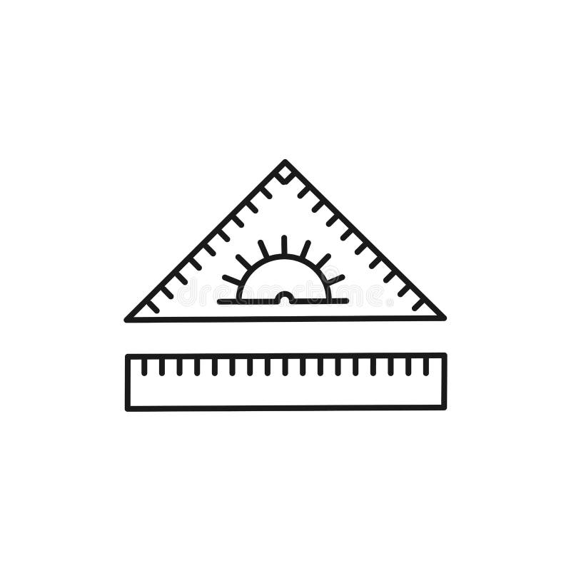 Black White Protractor Stock Illustrations – 1,652 Black White ...