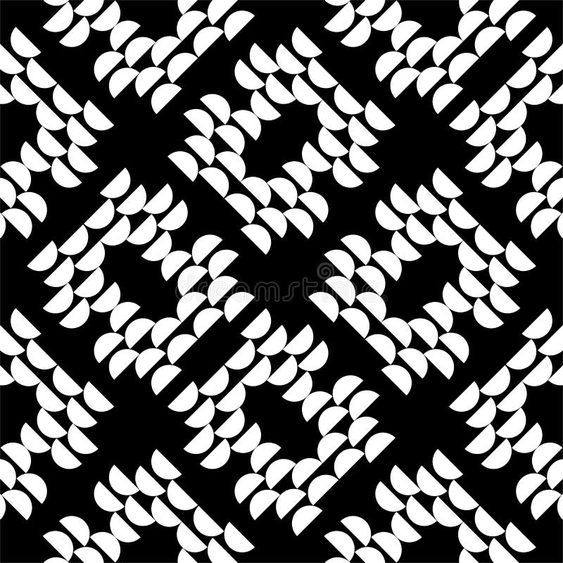 Black and White Vector Image and Repeat Pattern Design Stock Vector ...