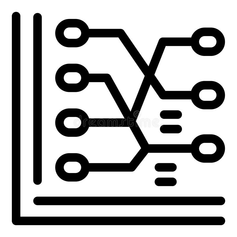 Interconnected Icon Interconnected Nodes Network Icon | Stable
