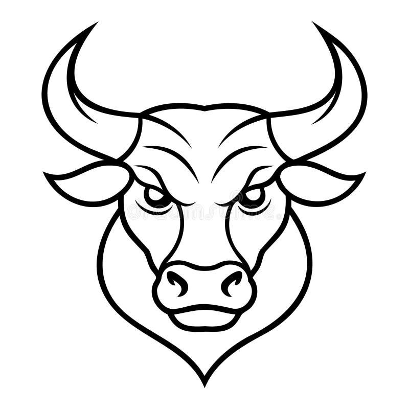 Bull Outline Stock Illustrations – 13,971 Bull Outline Stock ...