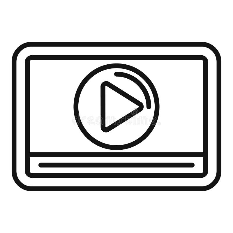 Video Play Screen Stock Illustrations – 54,314 Video Play Screen Stock ...