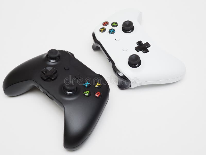 LED Controllers Set Isolated on White Background Stock Photo - Image of ...