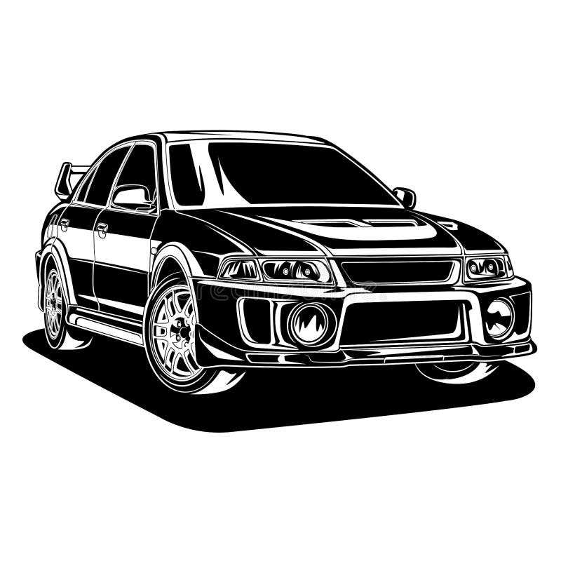 Car Evo Lancer Stock Illustrations – 22 Car Evo Lancer Stock ...