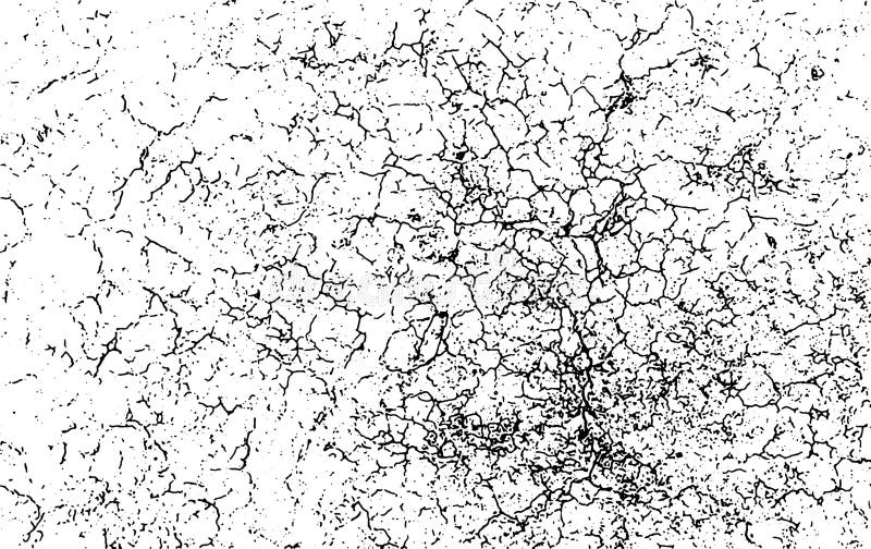 A Black and White Vintage of Cracked Concrete Scribble Effect, Old Wall ...