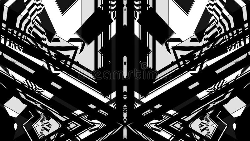Black and White VJ Loop stock footage. Video of music - 182143350