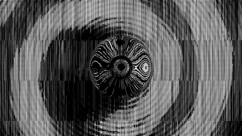 Black and White Vortex with Grid Texture on Transparent Background ...